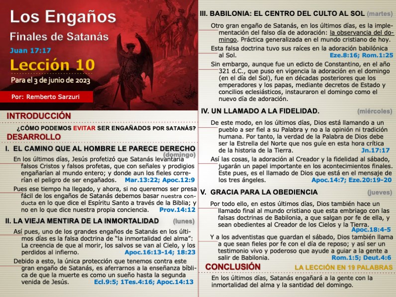 Resumen Lección de Escuela Sabática - CUARTO Trimestre 2025 - PowerPoint y PDF